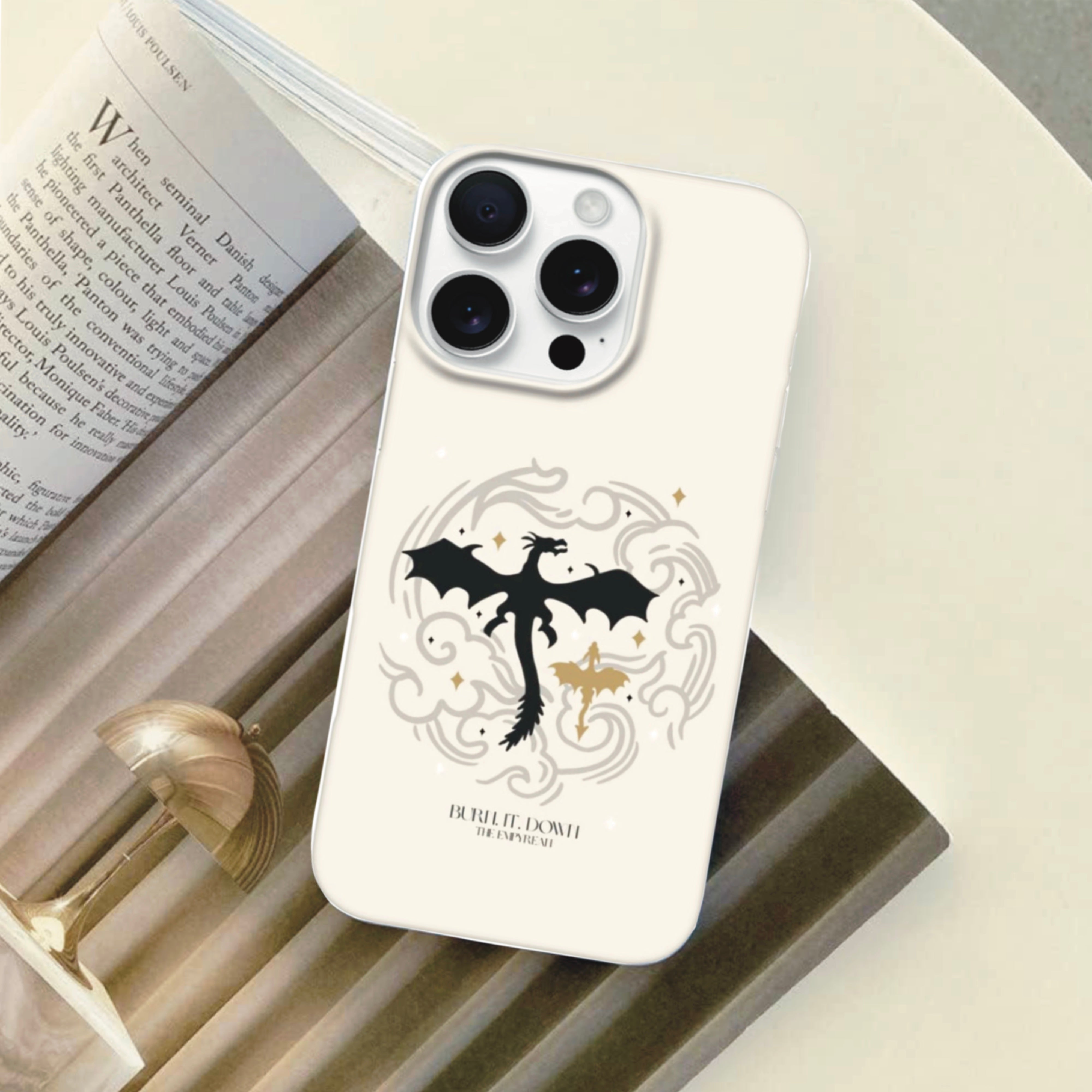 Fourth Wing Tairn & Andarna Sand Phone Case – Over n' Out Designs